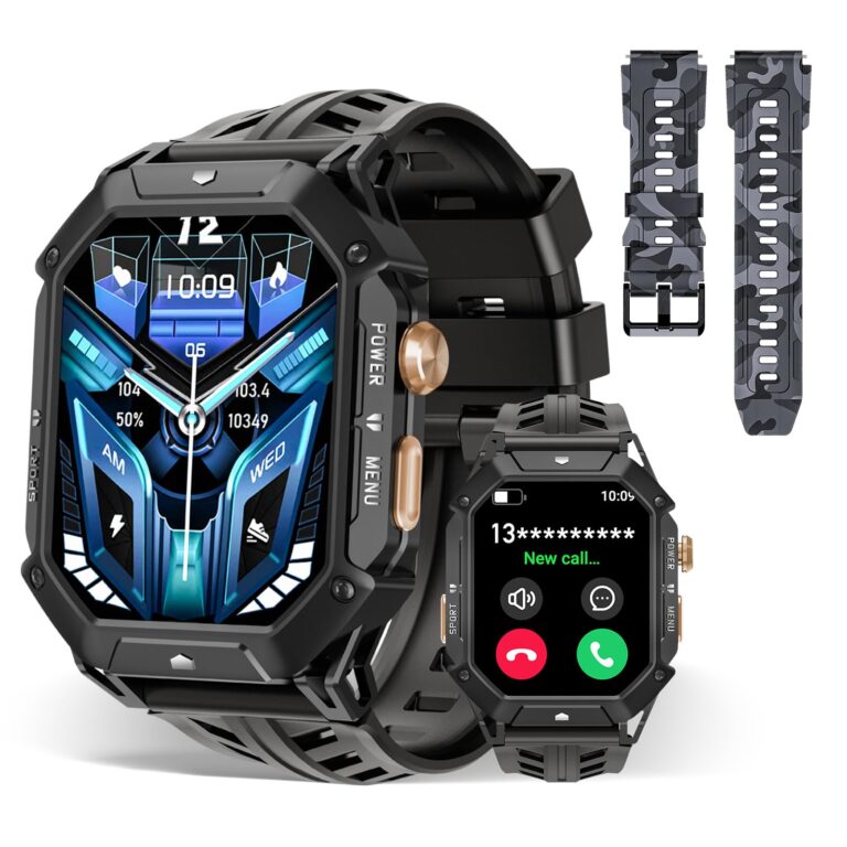 Oukitel BT80: Smartwatch Resistente al Agua con Notificaciones, Sueño y ...