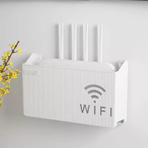 Soporte de pared para router, moden wifi. | DePo Tienda
