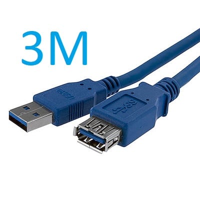 Cable de extensión USB 3.0 de macho a hembra de 3 metro | DePo Tienda